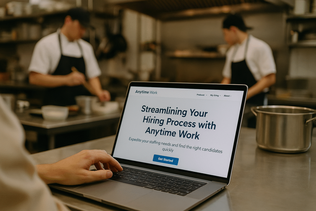 Streamlining F&B Hiring with Anytime Work: Fast, Reliable Staffing in ...